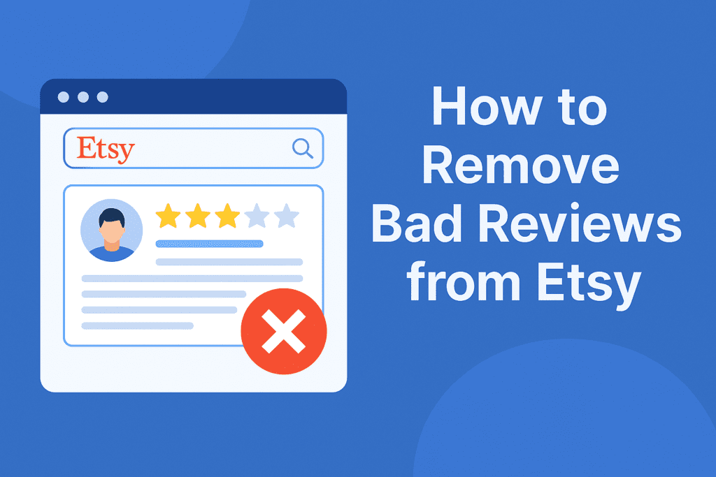 How to Remove Bad Etsy Reviews