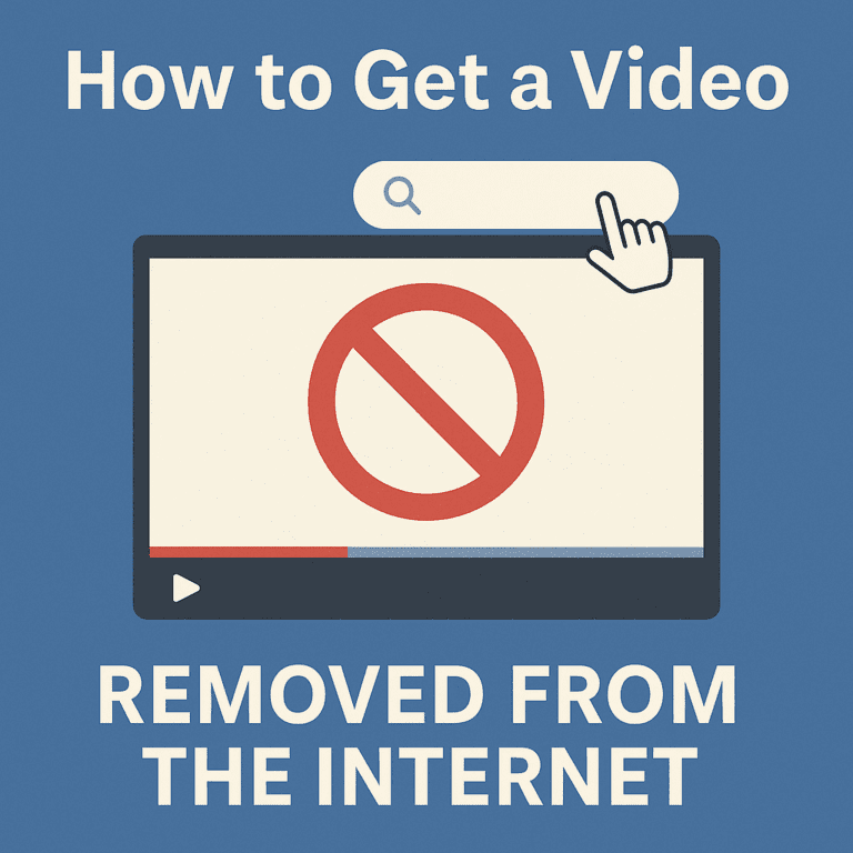 How to Get a Video Removed from the Internet: Complete Takedown Guide
