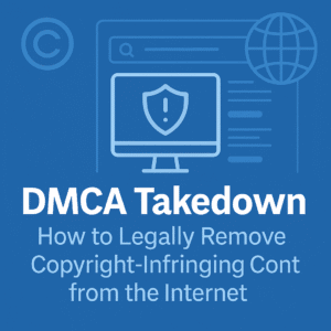 DMCA Takedown: Remove Copyright-Infringing Content Online