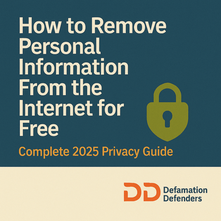 How to Remove Personal Information From the Internet for Free: Complete ...