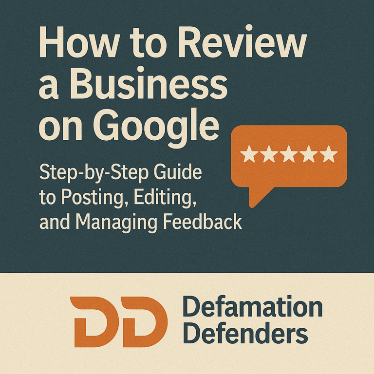 How to Review a Business on Google: Step-by-Step Guide to Posting ...